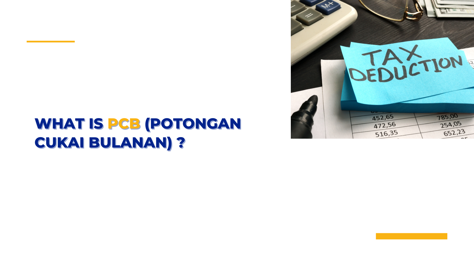 What is PCB (Potongan Cukai Bulanan) ? - CA Corporate Account PLT