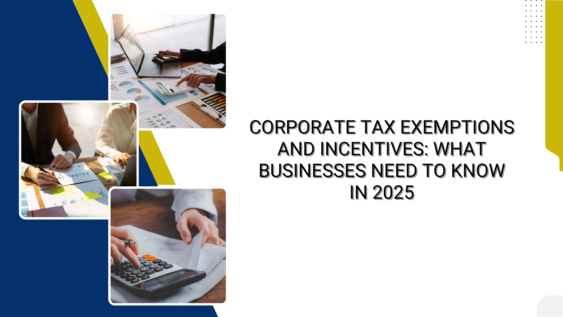 Corporate Tax Exemptions and Incentives: What Businesses Need to Know ...